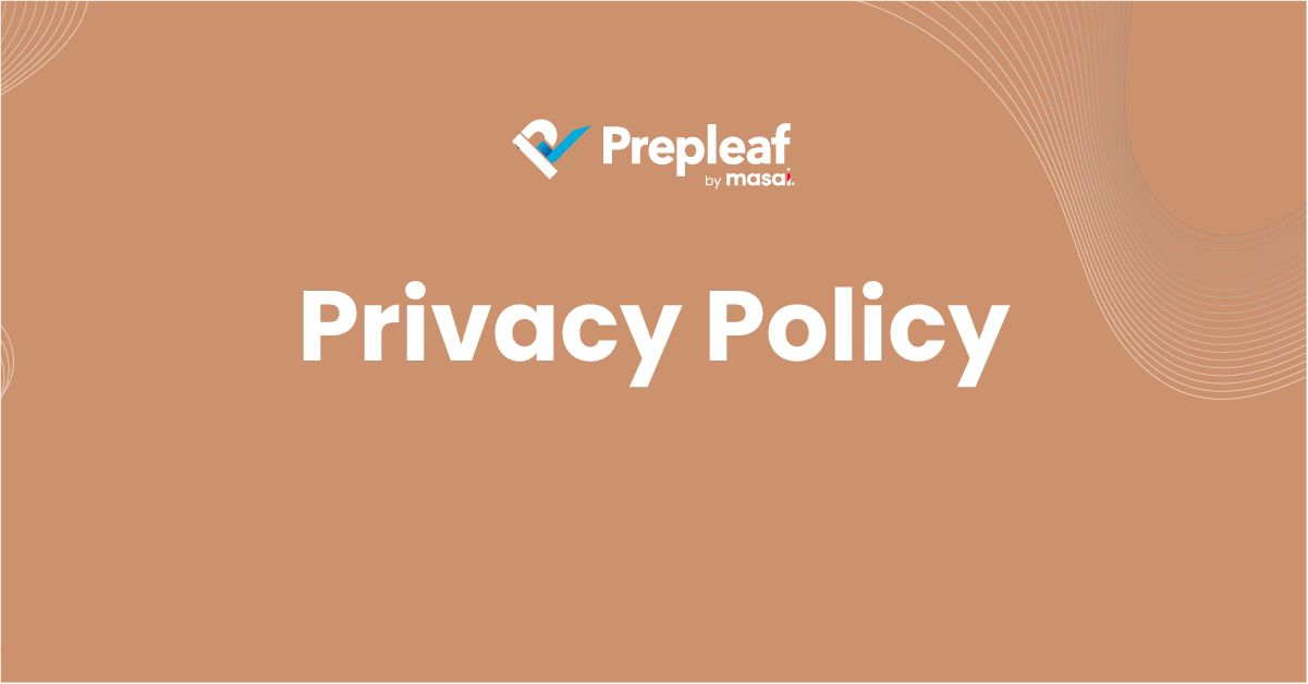 Prepleaf - Privacy Policy